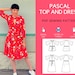 Pascal Top and Dress PDF Sewing Pattern - Etsy