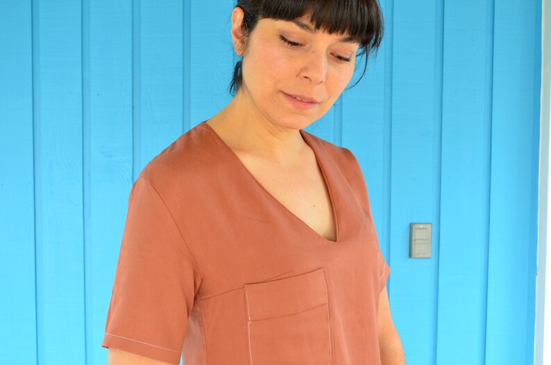 Cora Top and Dress PDF Sewing Pattern and Printable Sewing - Etsy