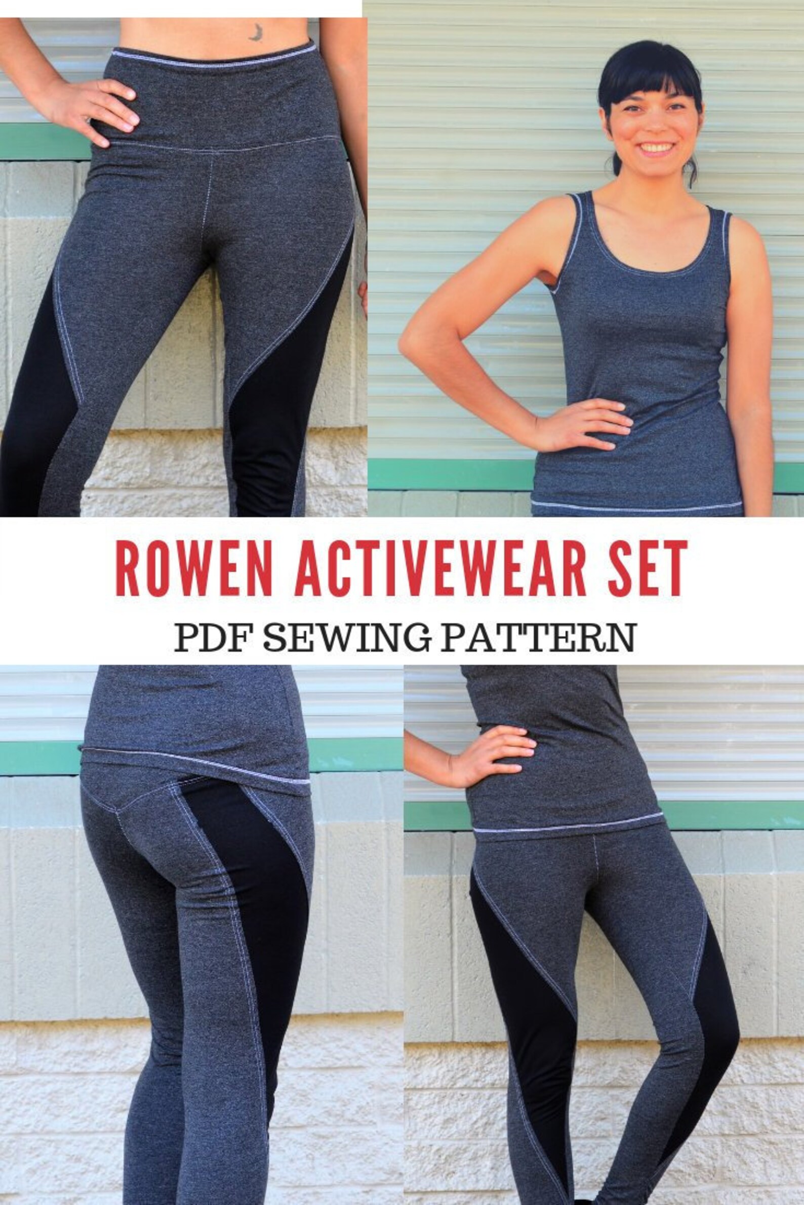 Rowen Activewear Set PDF Sewing Pattern | Etsy