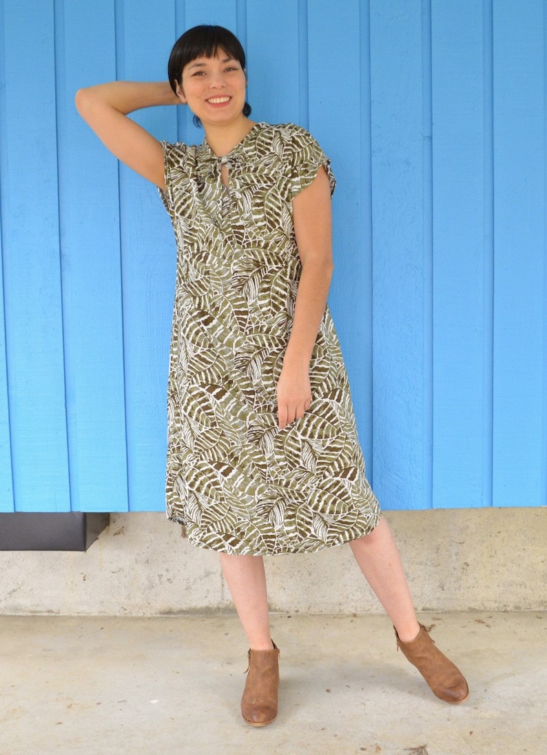 Janice Dress PDF Sewing Pattern and Printable Sewing Tutorial for Women ...