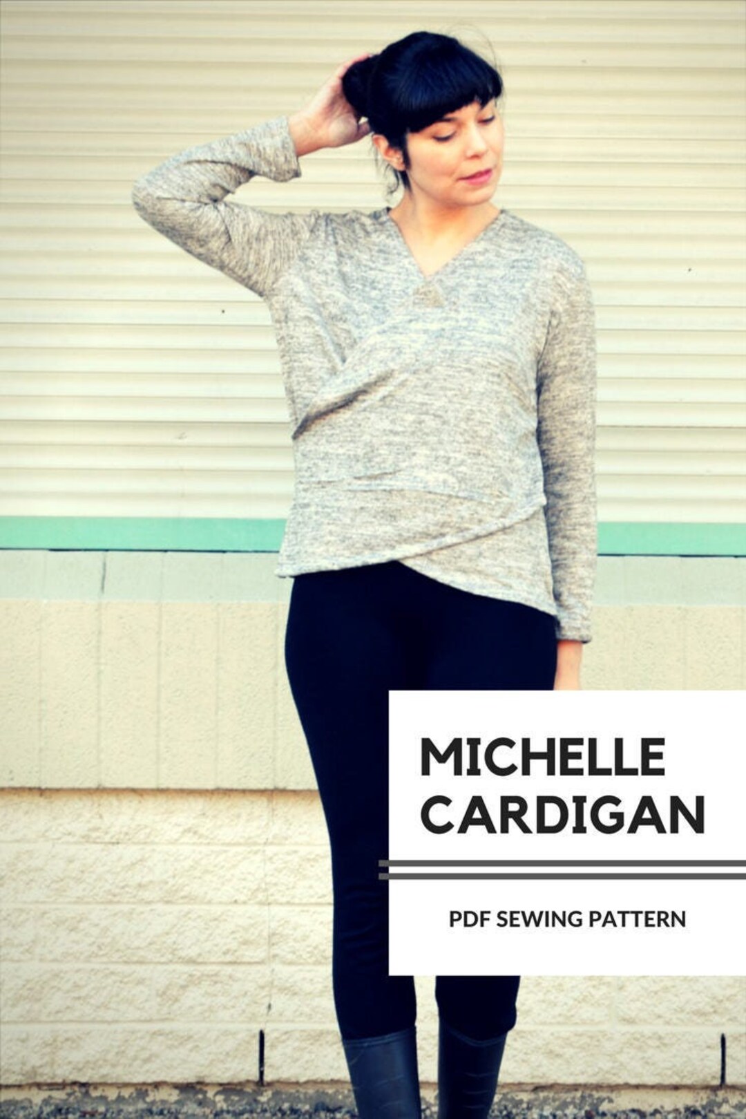 Michelle Cardigan PDF Sewing Pattern and Step by Step Sewing Tutorial ...