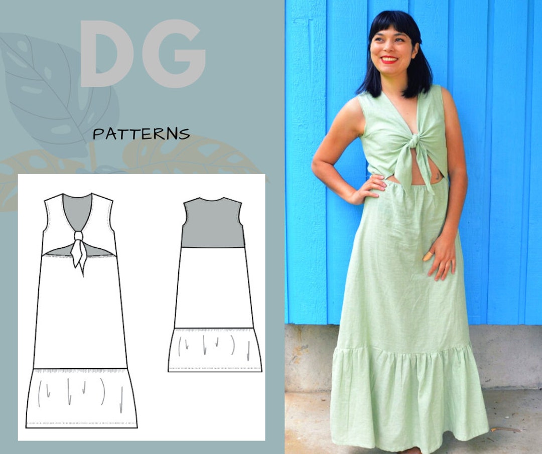Gregorian Dress PDF Sewing Pattern and Printable Sewing - Etsy