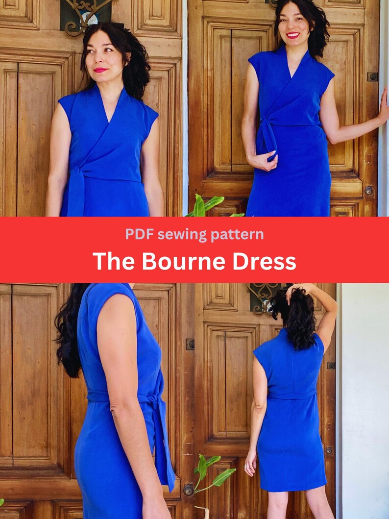 The Bourne Dress PDF Sewing Pattern - Etsy Canada