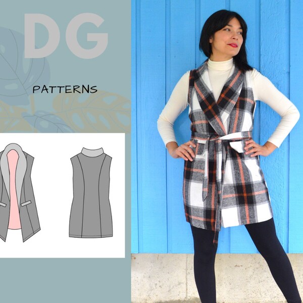 Sleeveless Coat - Etsy