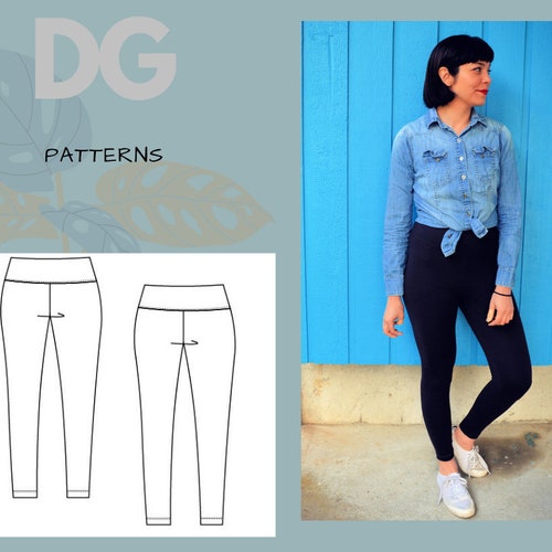 Crossover Top PDF Sewing Pattern and Printable Tutorial - Etsy