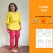 Chris TOP PDF Sewing Pattern and Sewing Tutorial - Etsy
