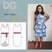 Waskar Dress for WOMEN PDF Sewing Pattern and Sewing Tutorial - Etsy Canada
