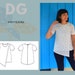 Dawna Top PDF Sewing Pattern and Printable Sewing Tutorial - Etsy