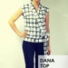 DANA TOP PDF Sewing Pattern and Sewing Tutorial for Women. Woven ...