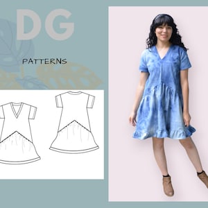 Tamara Dress for WOMEN PDF Sewing Pattern and Sewing Tutorial - Etsy