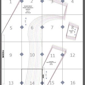 Susan Dress PDF Sewing Pattern and Sewing Tutorial Including Sizes 4 to ...
