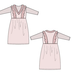 The Kate Winter Dress PDF Sewing Pattern - Etsy