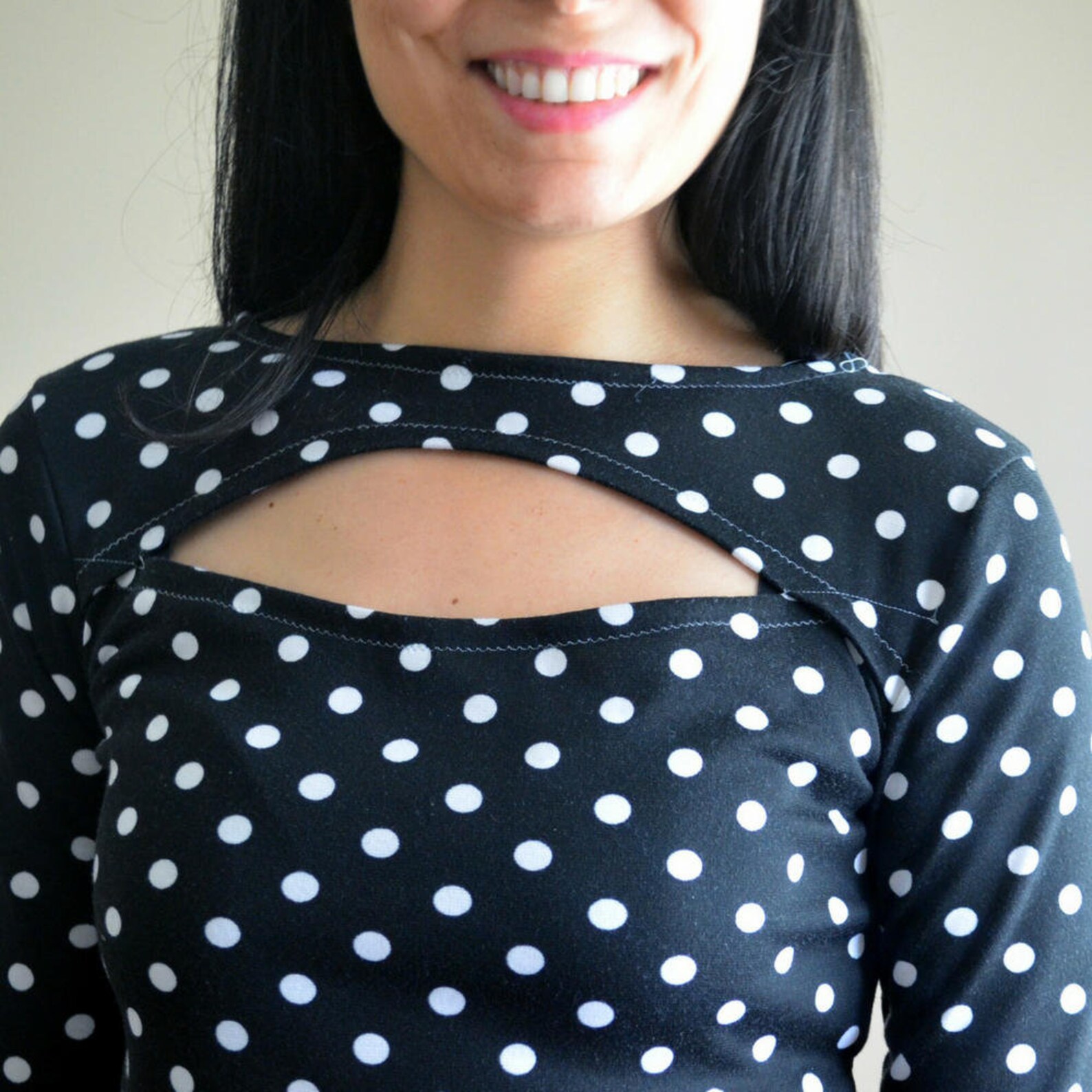 CUTOUT Top: Printable PDF Sewing Pattern for Women. Easy Beginner ...