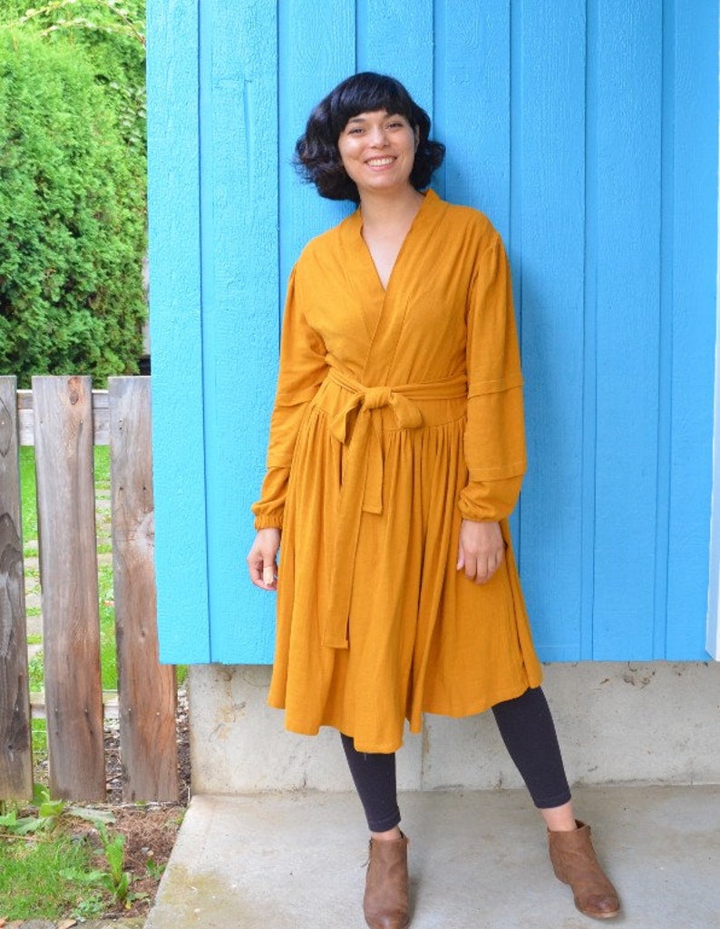 Robe Dress for WOMEN PDF Sewing Pattern and Sewing Tutorial - Etsy