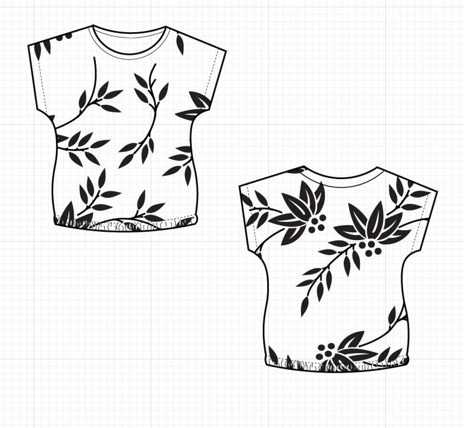 The Bernice Top PDF Sewing Pattern and Sewing Tutorial Available as a ...