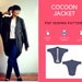 Cocoon Jacket PDF Sewing Pattern and Tutorial With Sizes From 4 to 22 ...