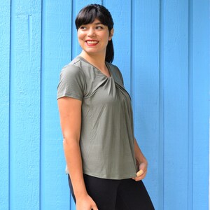 The Ivy Knit Top PDF Sewing Pattern. Digital Download - Etsy