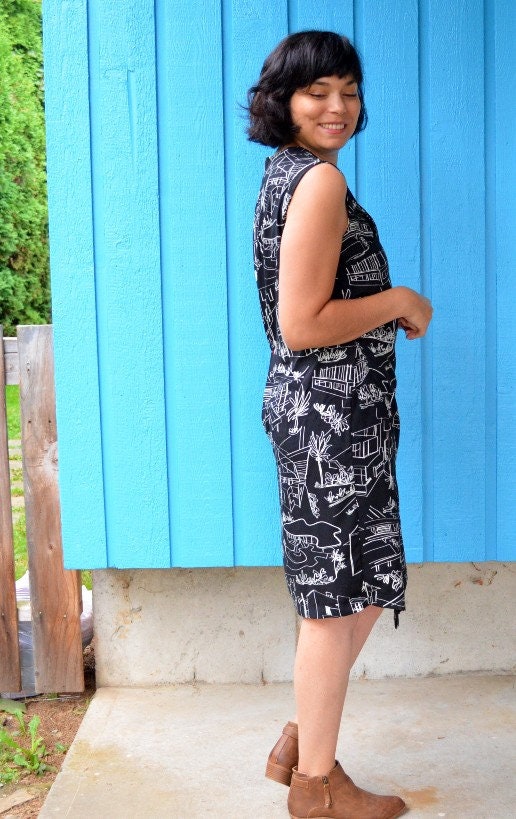 Garbo Dress For WOMEN PDF sewing pattern and sewing tutorial | Etsy