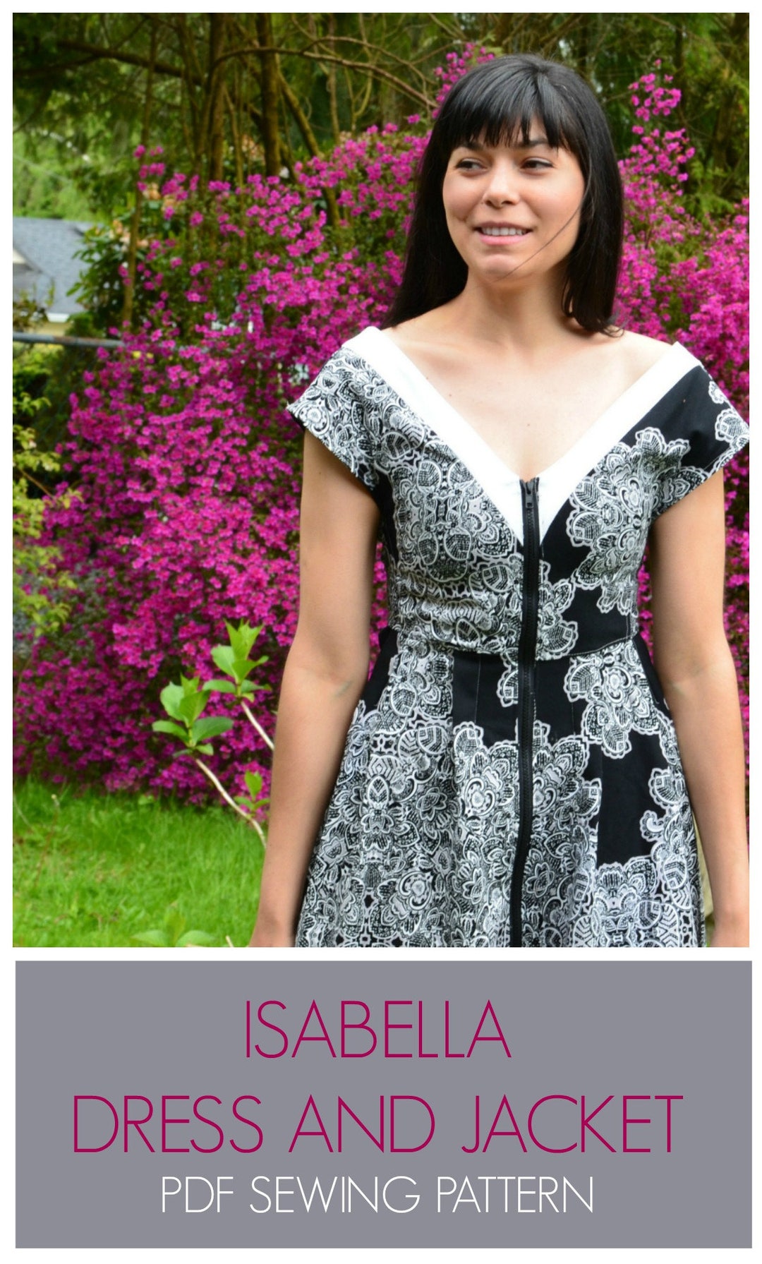 The Isabella Dress and Jacket PDF Sewing Pattern and Step by Step ...