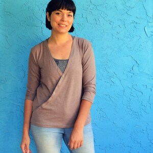 Wrap Top for WOMEN PDF Sewing Pattern and Sewing Tutorial - Etsy