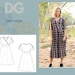 Clare Dress Pattern: A Wrap Dress With Gathered Skirt and Flared ...