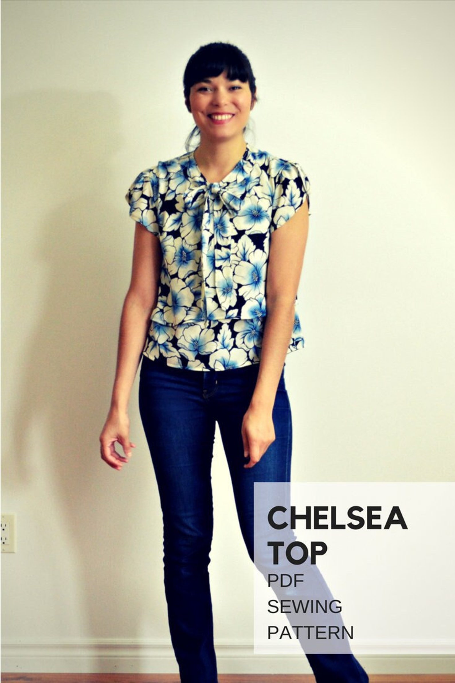 The Chelsea Top PDF Sewing Pattern and Sewing Tutorial - Etsy Canada