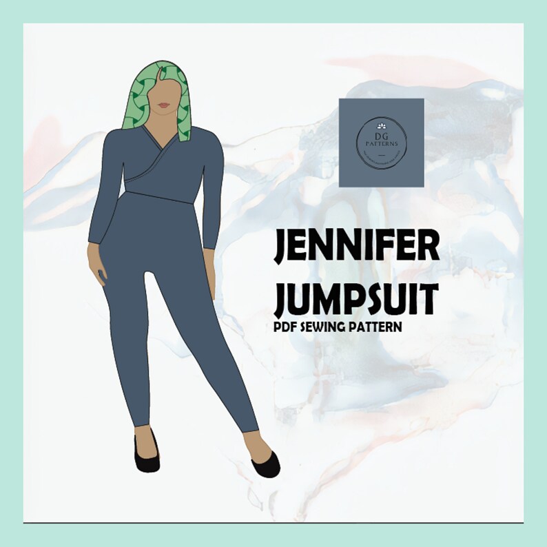 Jennifer Jumpsuit for WOMEN PDF Sewing Pattern and Sewing - Etsy
