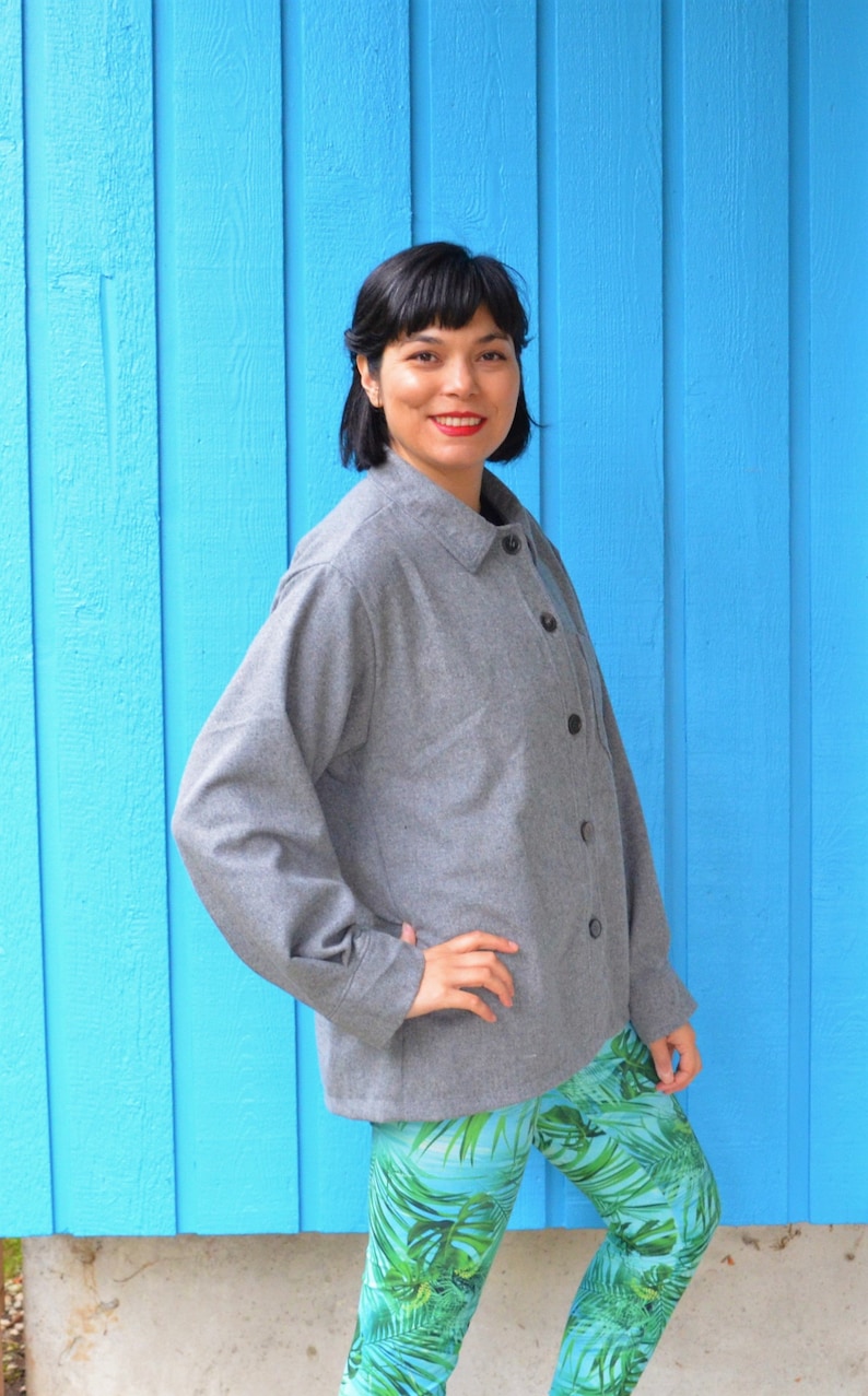 Ruby Overshirt PDF Sewing Pattern and Sewing Tutorial | Etsy
