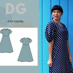 Maya Dress for WOMEN PDF Sewing Pattern and Sewing Tutorial - Etsy