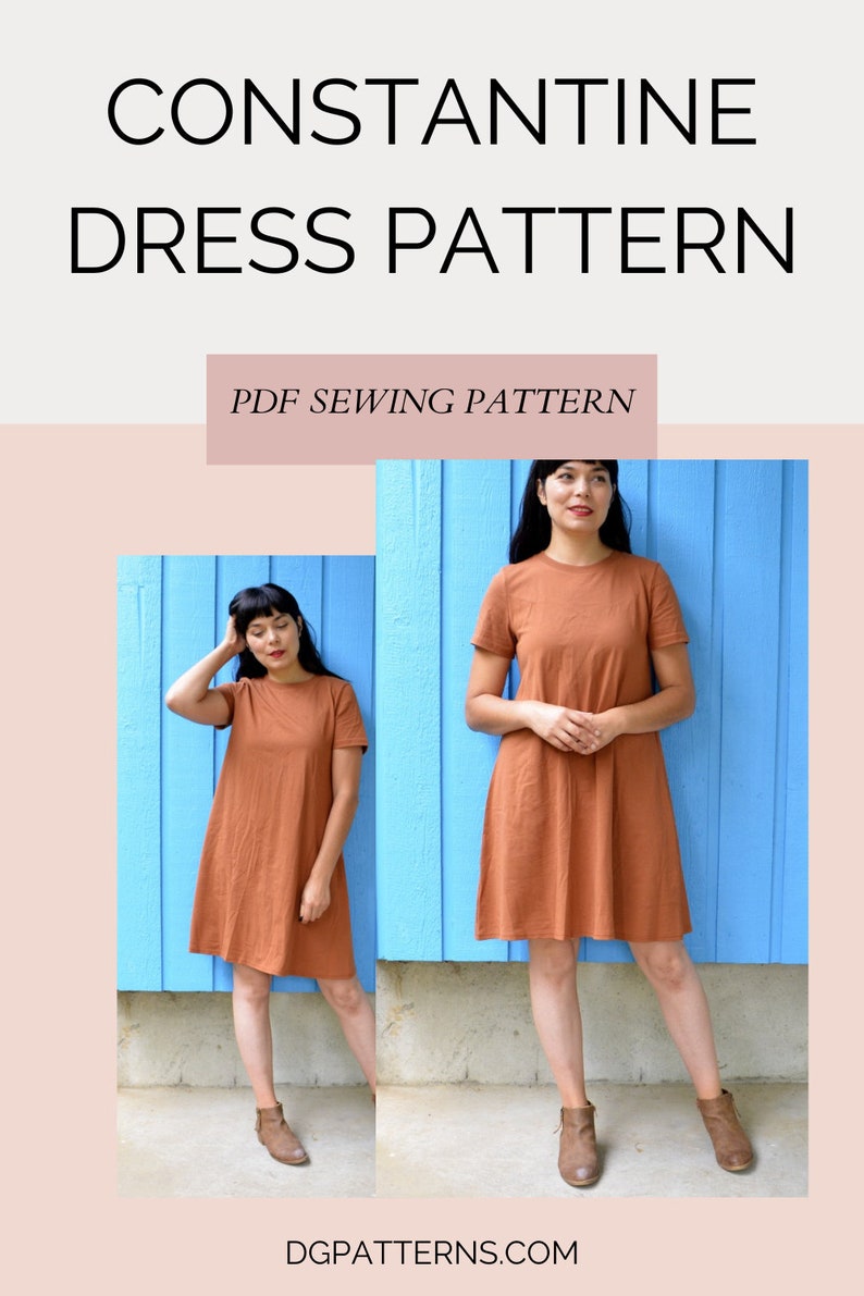 Constantine Dress PDF Sewing Pattern - Etsy