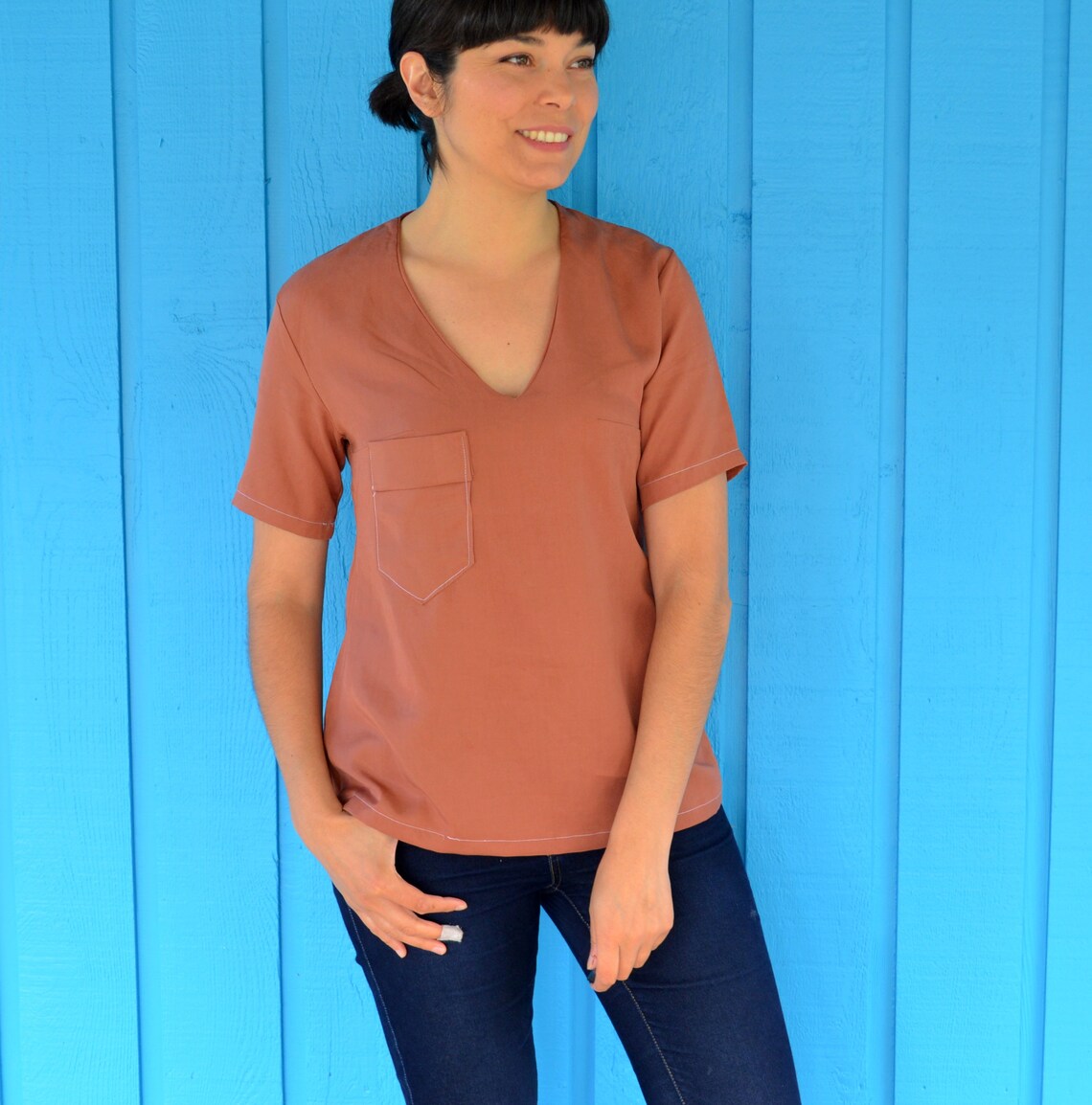 Cora Top and Dress PDF Sewing Pattern and Printable Sewing - Etsy