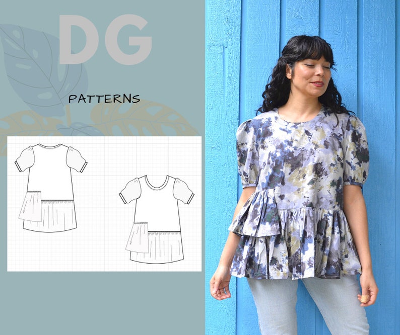 Marcus Top PDF Sewing Pattern and Printable Sewing Tutorial - Etsy Canada