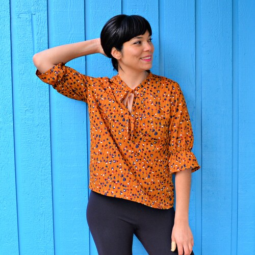 The Chelsea Top PDF Sewing Pattern and Sewing Tutorial - Etsy Canada