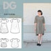 The Silva Top and Dress PDF Sewing Pattern and Tutorial for Women. Knit ...