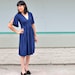 Clare Dress Pattern: A Wrap Dress With Gathered Skirt and Flared ...