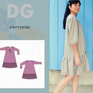 The Marlene Dress PDF Sewing Pattern - Etsy Canada