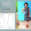 Maya Dress for WOMEN PDF Sewing Pattern and Sewing Tutorial - Etsy Canada