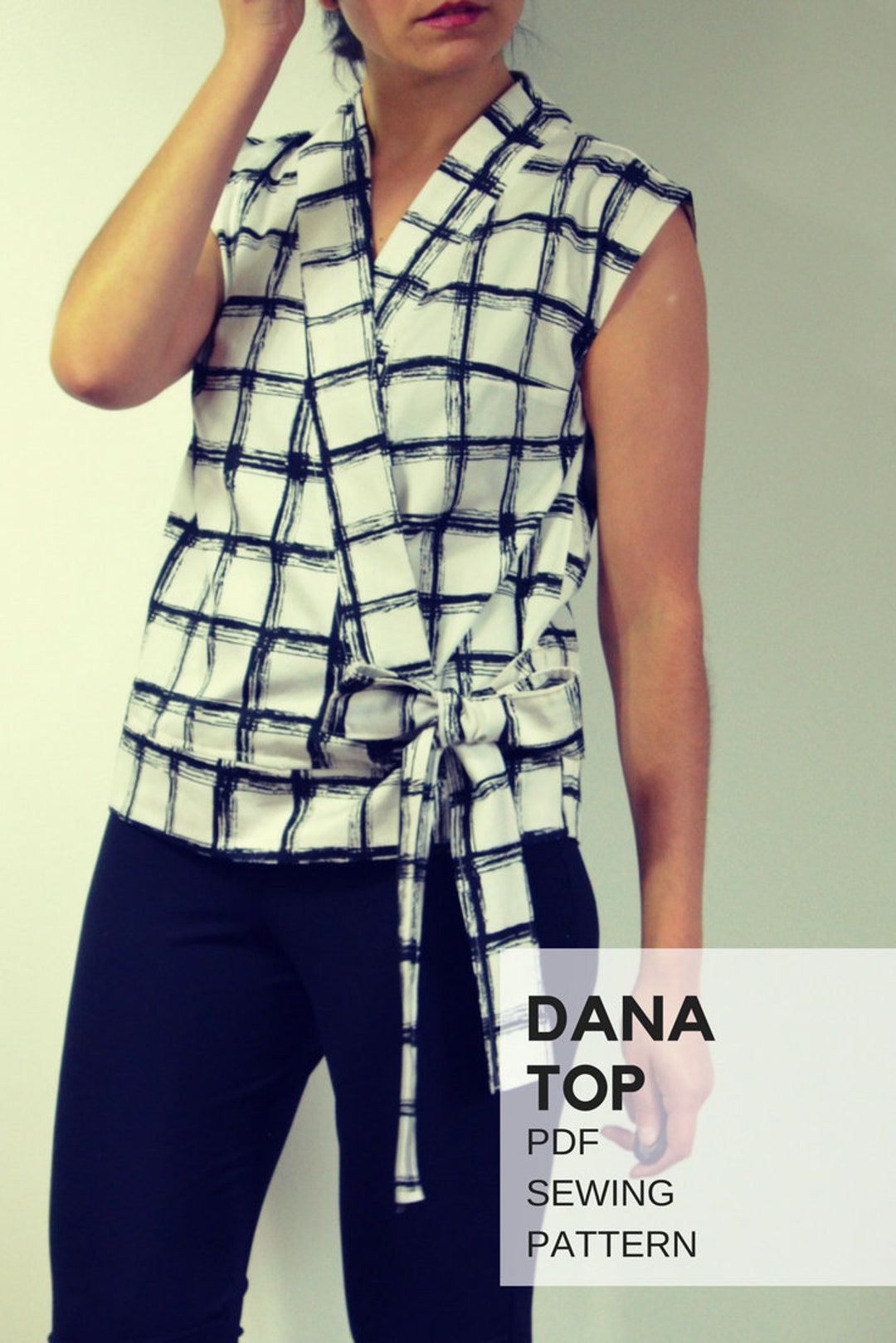 DANA TOP PDF Sewing Pattern and Sewing Tutorial for Women. Woven ...