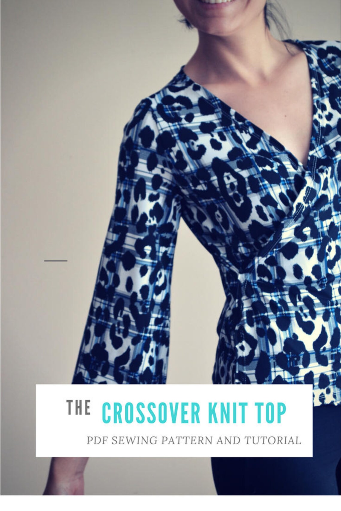 Crossover Top PDF Sewing Pattern and Printable Tutorial - Etsy Canada