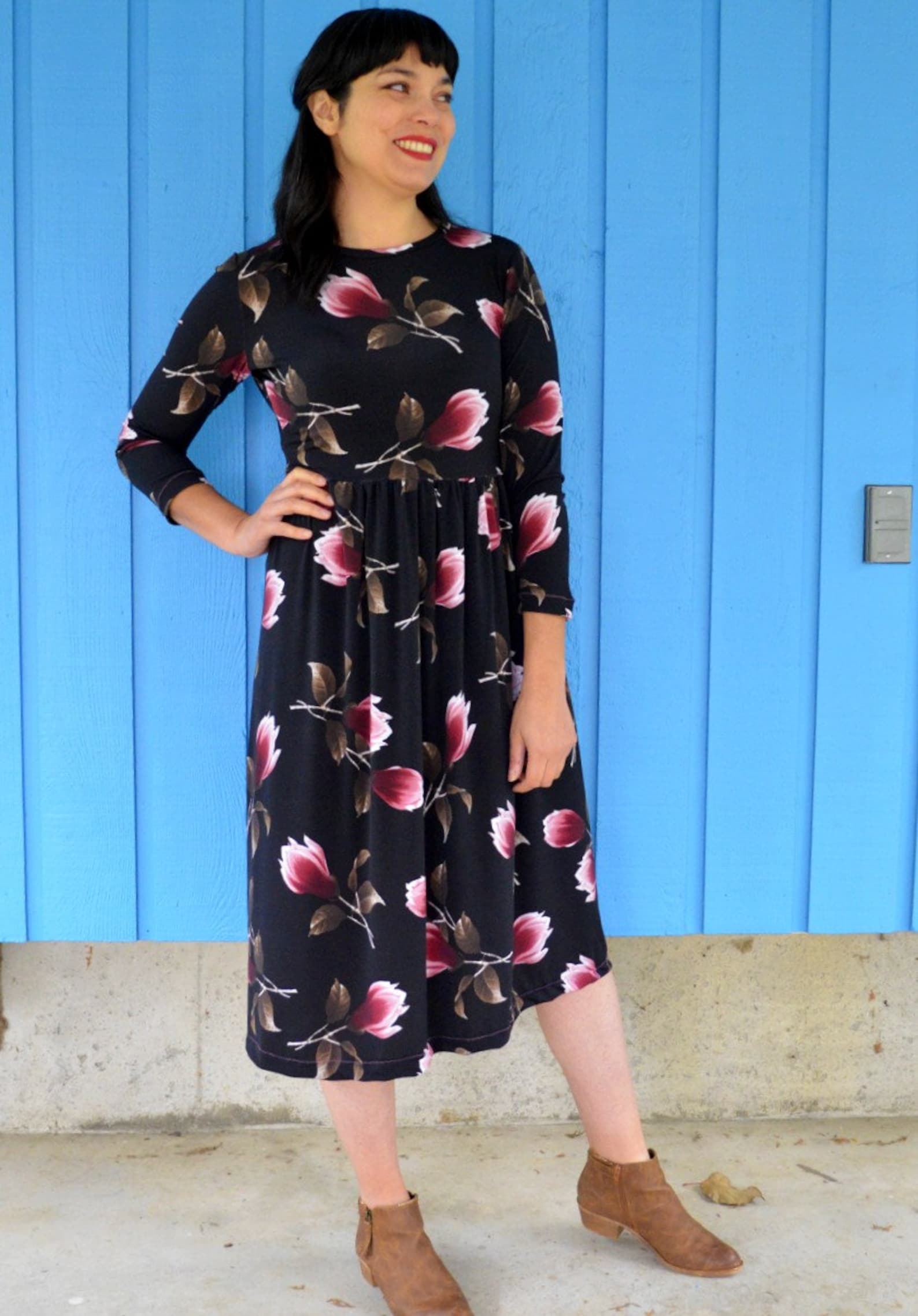 Roberta Knit Dress PDF Sewing Pattern - Etsy