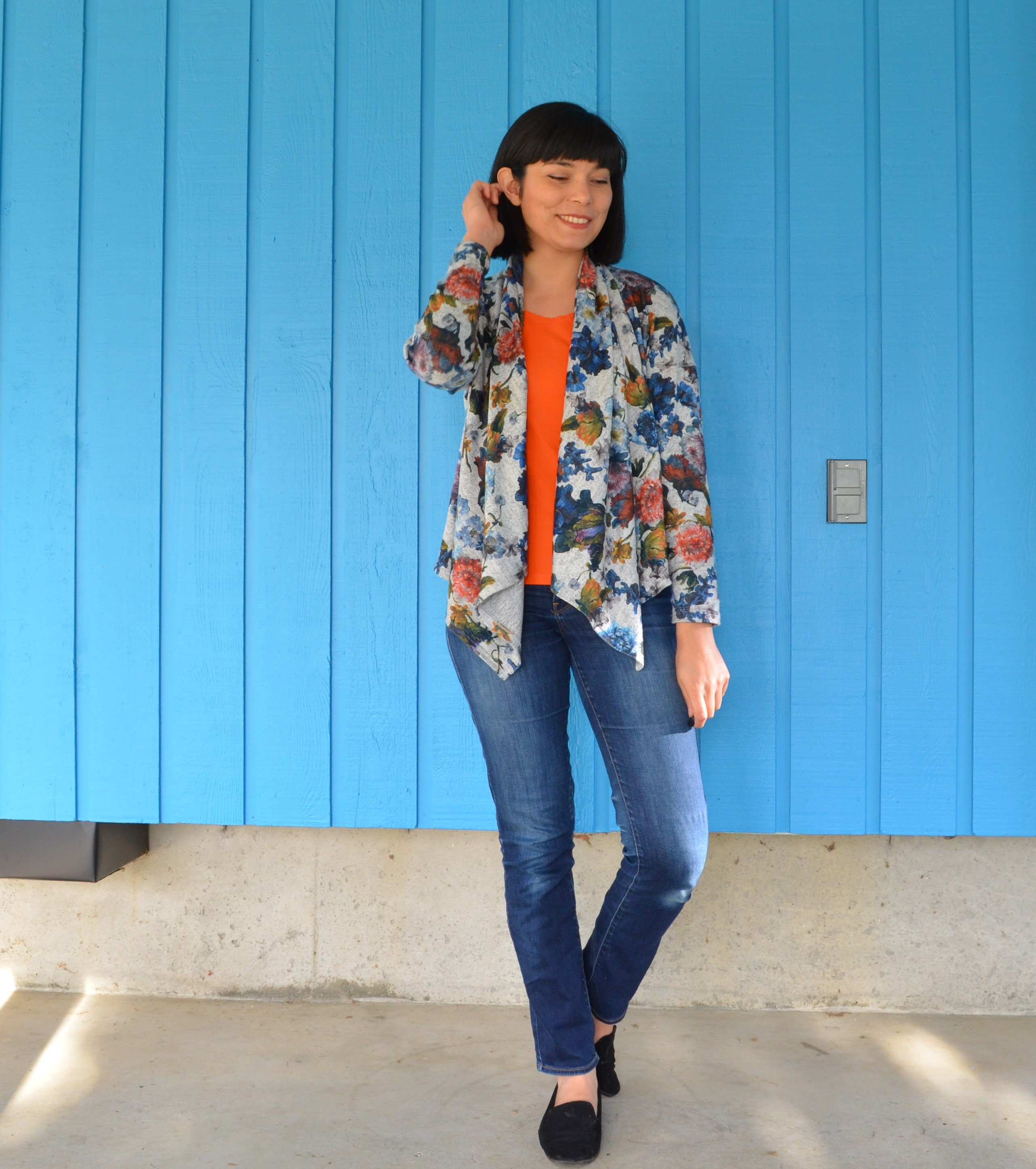 Waterfall Cardigan PDF Sewing Pattern and Tutorial | Etsy Canada