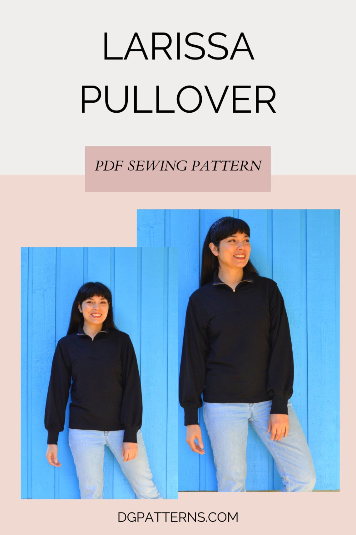 The Larisa Pullover PDF Sewing Pattern - Etsy Australia