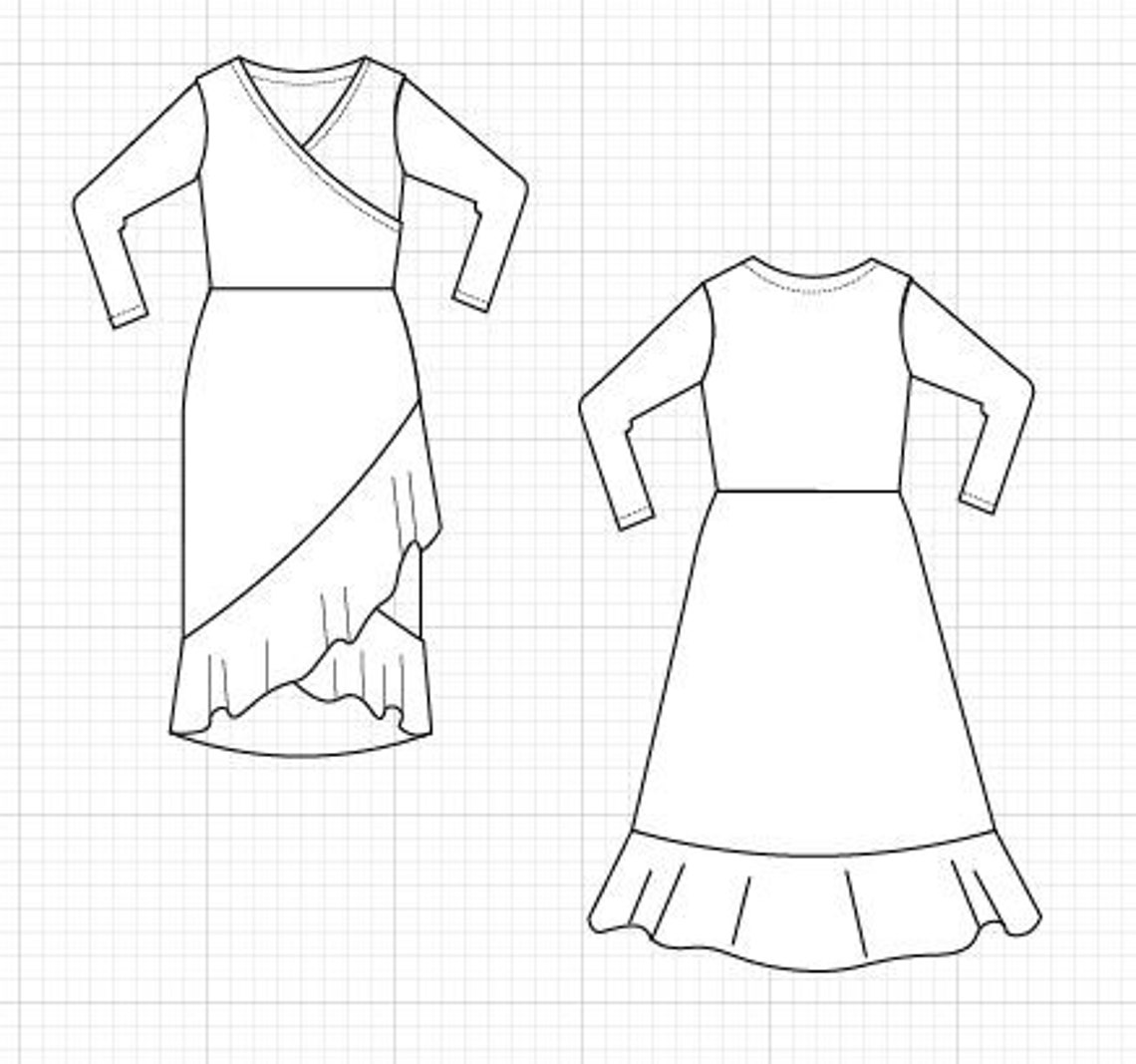 Nora Dress PDF Sewing Pattern - Etsy Canada