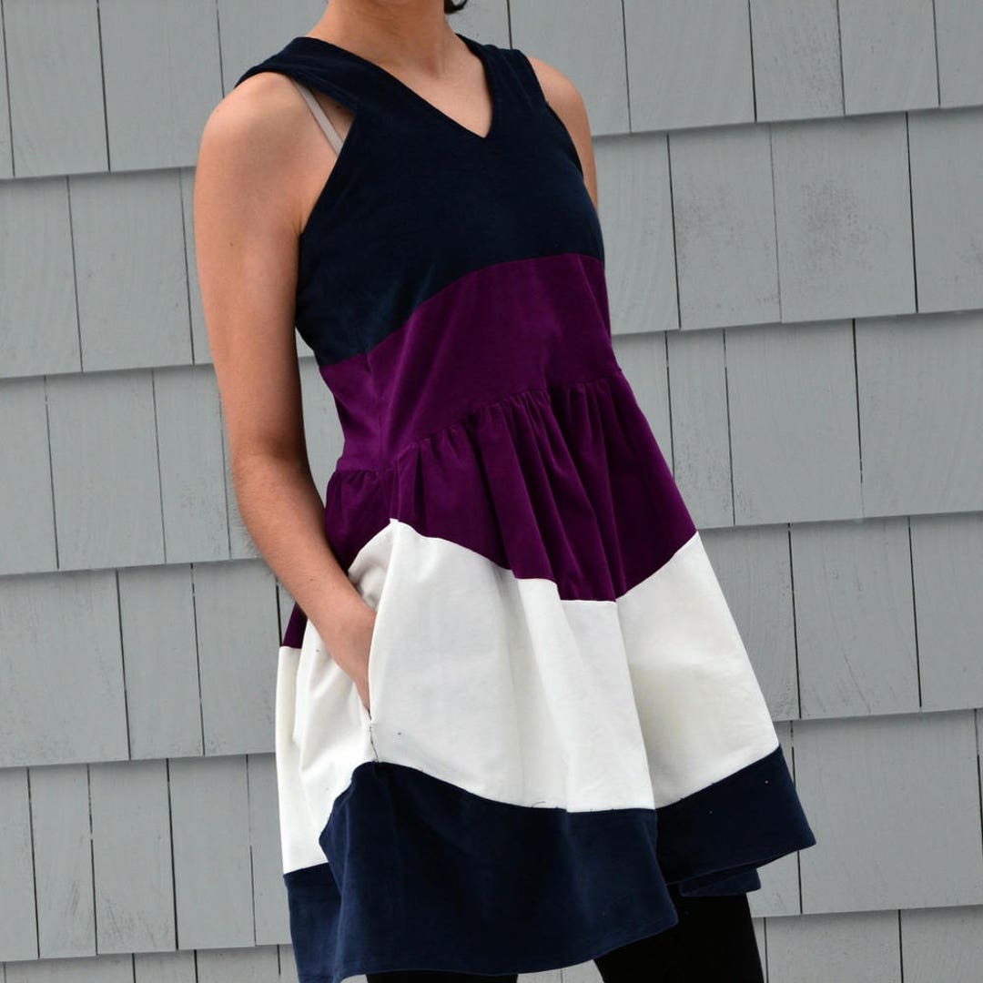 The Victoria Top and Dress Pattern and Tutorial: PDF Printable Sewing ...