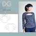 CUTOUT Top: Printable PDF Sewing Pattern for Women. Easy Beginner ...