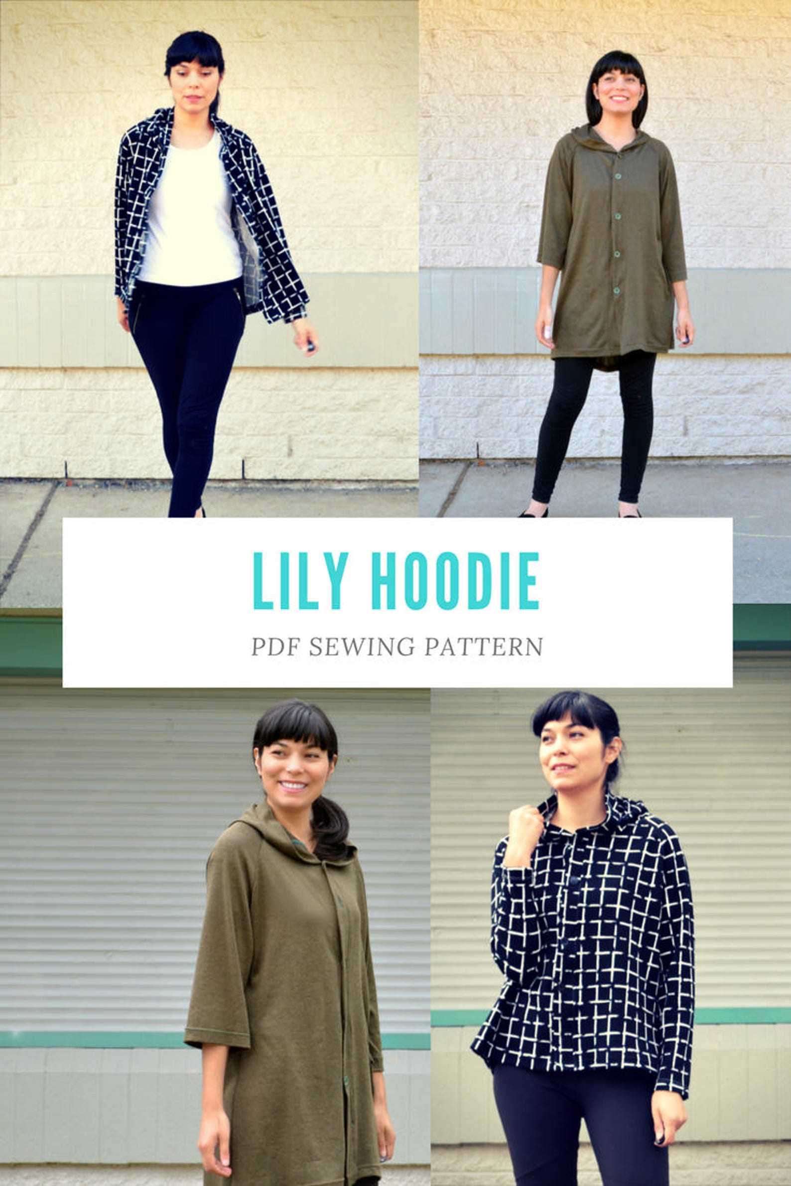 Lily Cardigan PDF Sewing Pattern and Printable Sewing Tutorial - Etsy