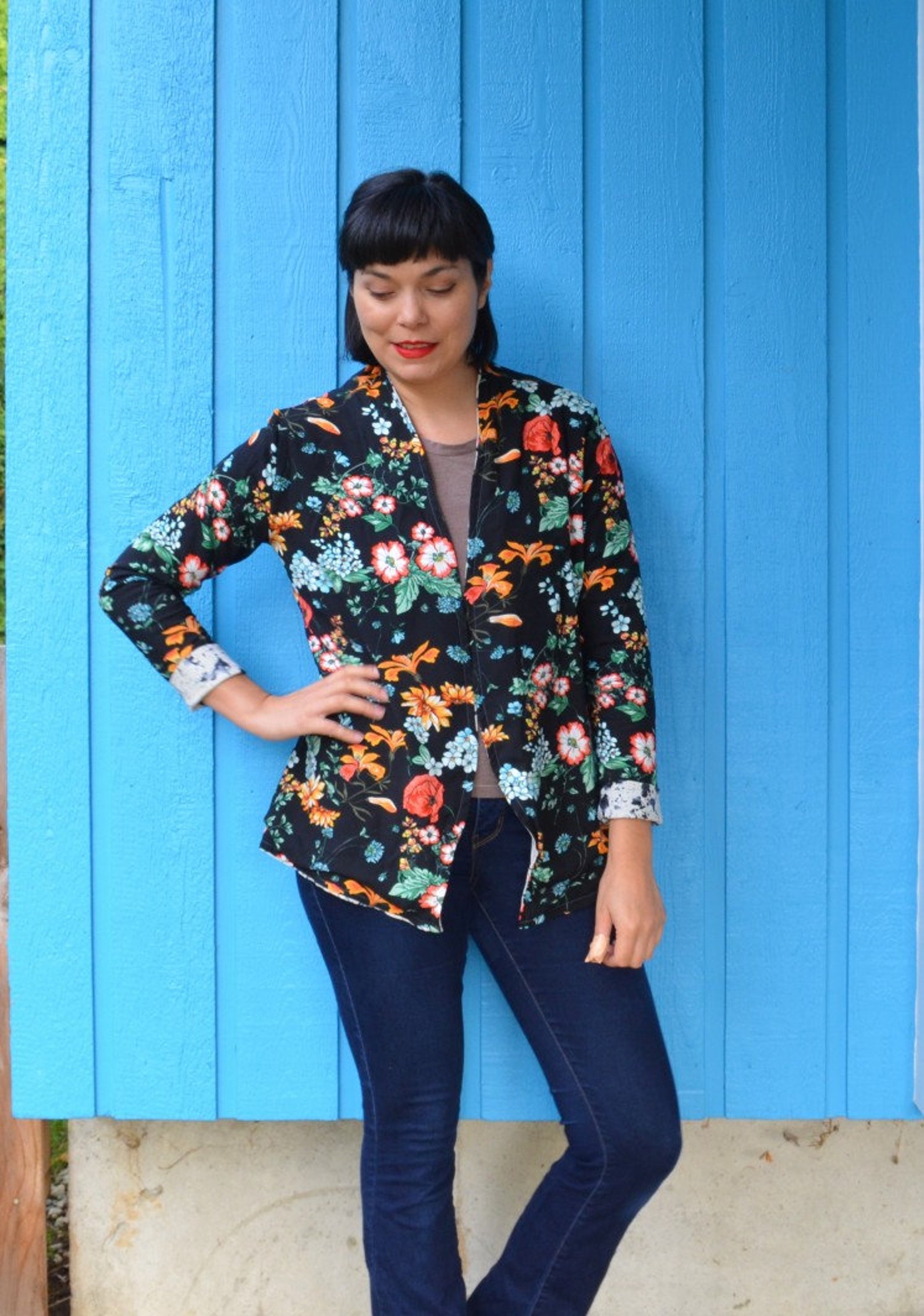 Palermo Jacket for WOMEN PDF Sewing Pattern and Sewing Tutorial - Etsy