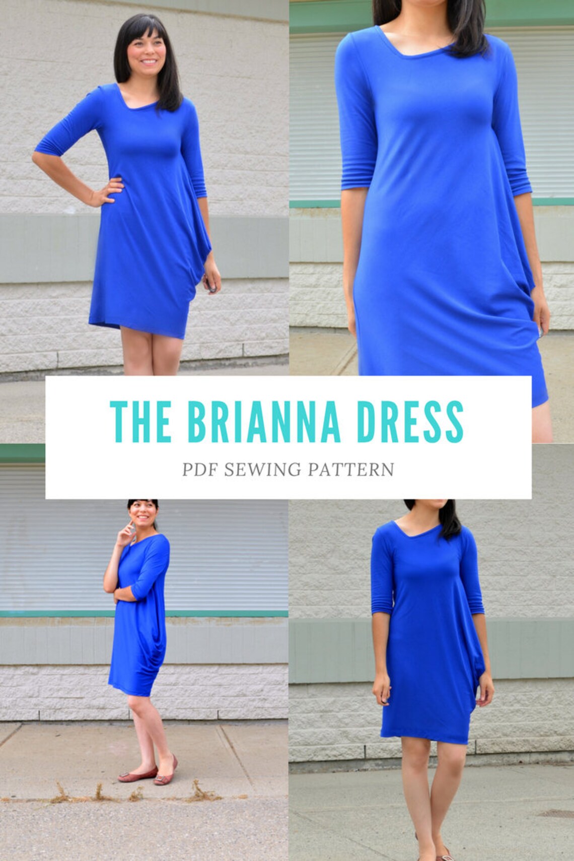 The Brianna Dress PDF Printable Sewing Pattern and Step by - Etsy Canada