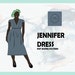 Jennifer Dress PDF Sewing Pattern and Sewing Tutorial - Etsy