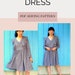 The Kate Winter Dress PDF Sewing Pattern - Etsy